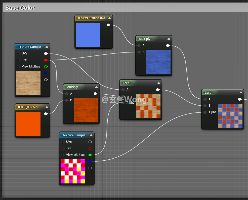 [UE4][Material]基础材质练习01
